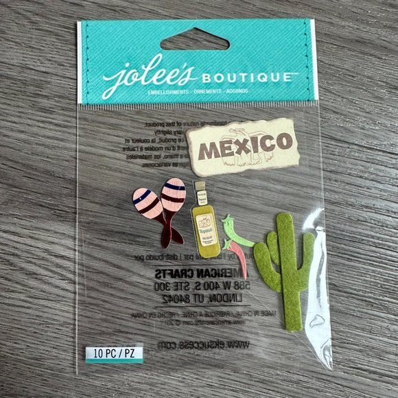 Jolee's Boutique | Art | Jolees Boutique Stickers Mexico 5 3d Travel ...